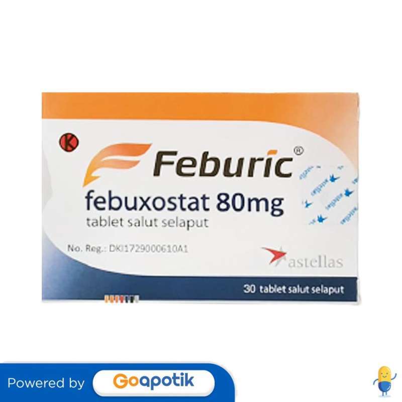 Jual FEBURIC 80 MG BOX 30 TABLET di Seller Apotek Dande Farma ...
