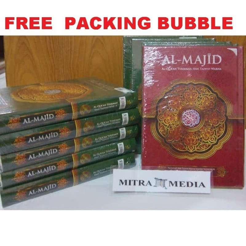 Promo Al Majid Al Qur'An Terjemah Tajwid Warna A5 Sedang Diskon 23% di Seller SHOKA STORE - Jati ...