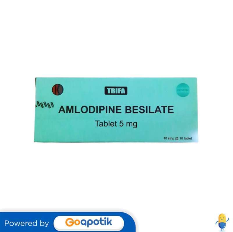 Jual AMLODIPINE BESILATE TRIFA 5 MG BOX 100 TABLET di Seller Apotek ...