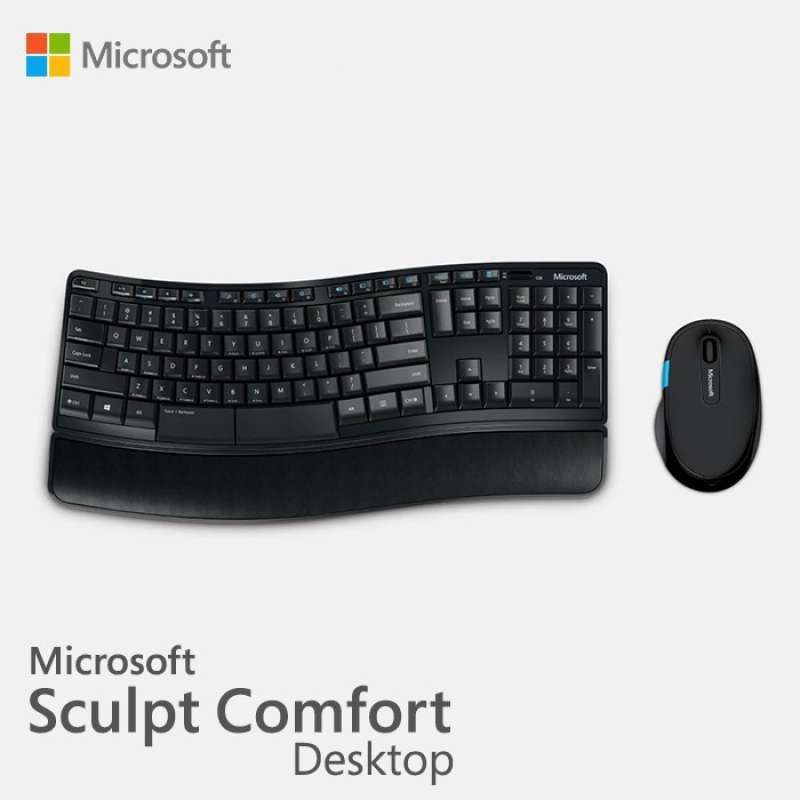 Promo Microsoft Sculpt Comfort Desktop [L3V-00027] - Keyboard & Mouse ...