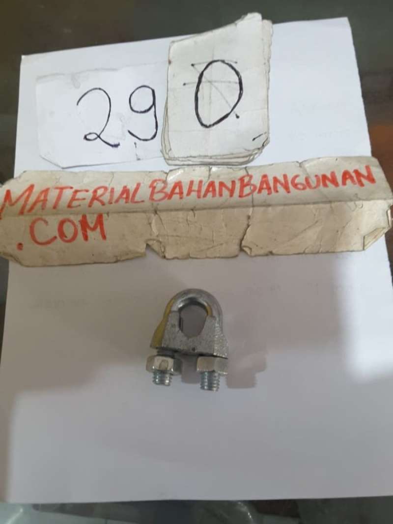 Promo Klem Seling 3/4Inch M20 Clamp Selling Kuku Macan Klem Sling Tali ...