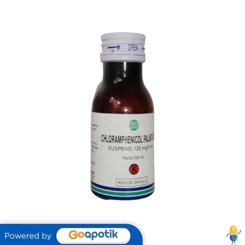 Jual Chloramphenicol Palmitate Novapharin 125 Mg/5 Ml Suspensi 60 Ml Di ...