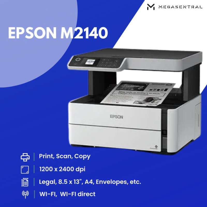 Promo Epson Ecotank Monochrome M2140 All-In-One Ink Tank Printer Diskon ...
