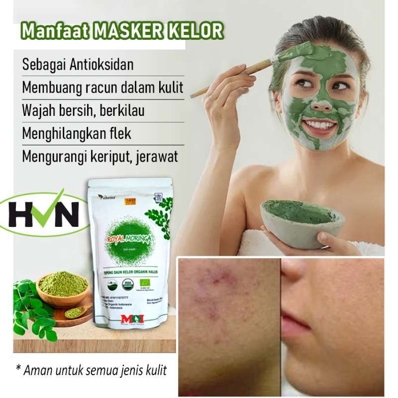 Jual Tepung Bubuk Daun Kelor Kelorina Serbuk Royal Moringa 250 Gr ...