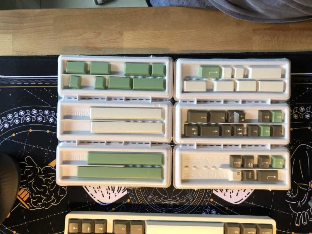 Promo GMK Ursa Space bar kit and 40s kit Keycaps set for Mechanical ...