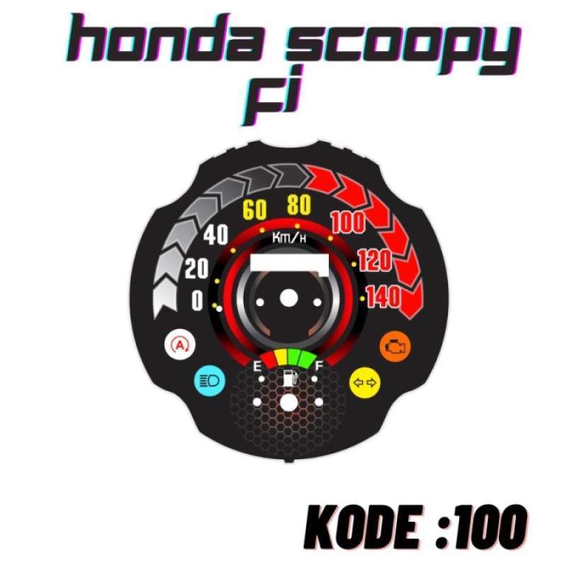 Promo Grab/Gosend Panel Papan Speedometer Honda Scoopy Fi Diskon 23% di ...