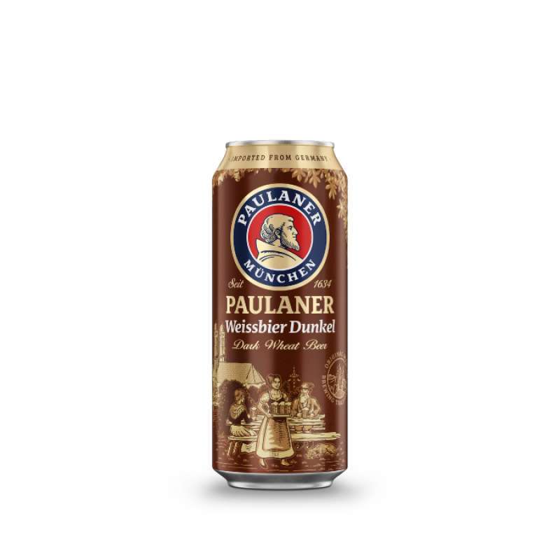 Jual Paulaner Weissbier Dunkel Beer 500ml Can di Seller VINES - Grogol ...