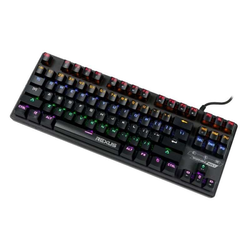 Promo Rexus Keyboard Gaming Mechanical Legionare MX5.1 TKL - blue ...