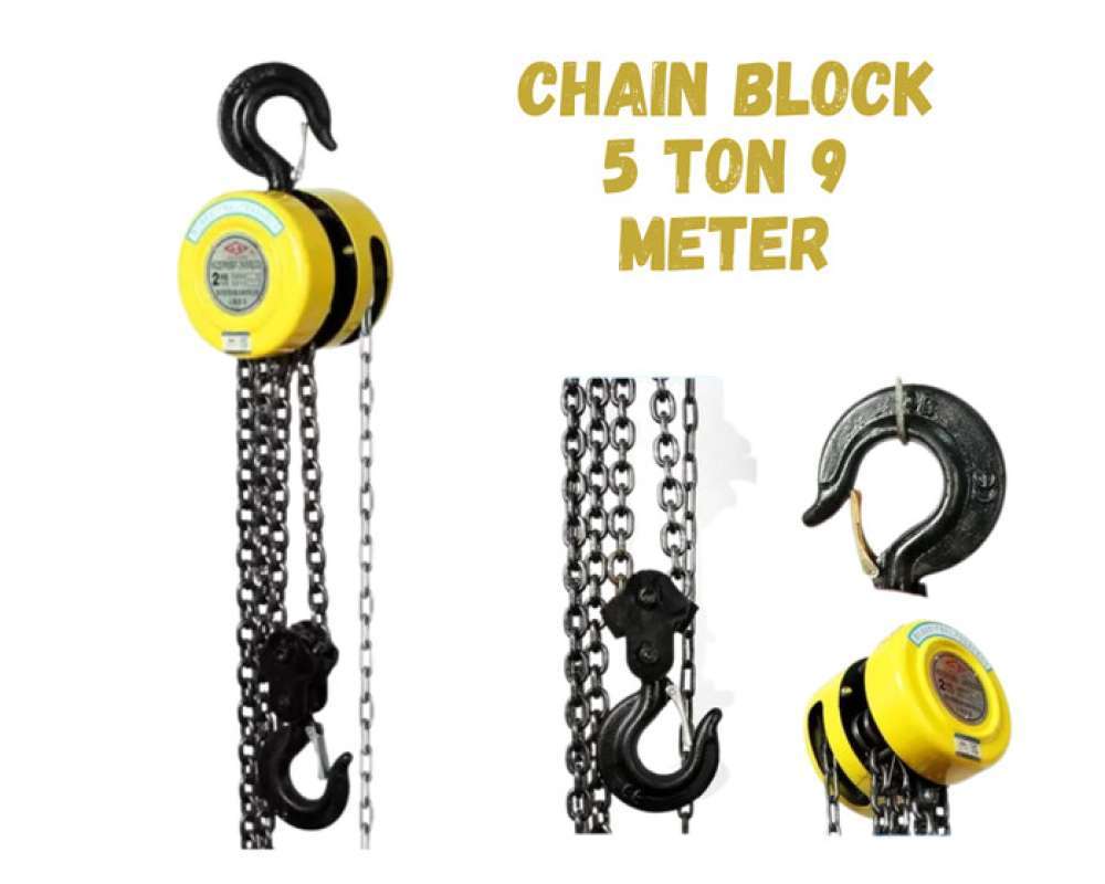Promo Takel Katrol Kerekan 5 Ton/Chain Block 5 Ton 9 Meter Diskon 23% ...