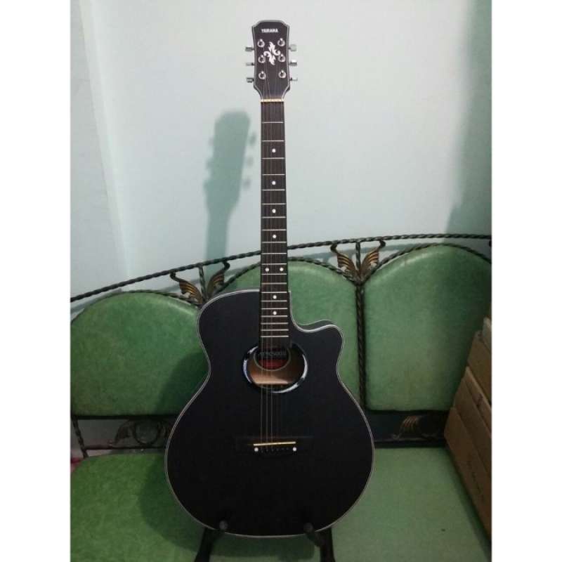 Jual Gitar Akustik Merk Yamaha Tipe Apx- Warna Hitam Doff Trusrod ...