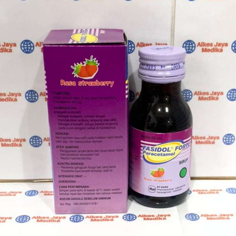Jual Fasidol Forte Rasa Strawberry Sirup 60ml - Obat Demam Anak Di ...
