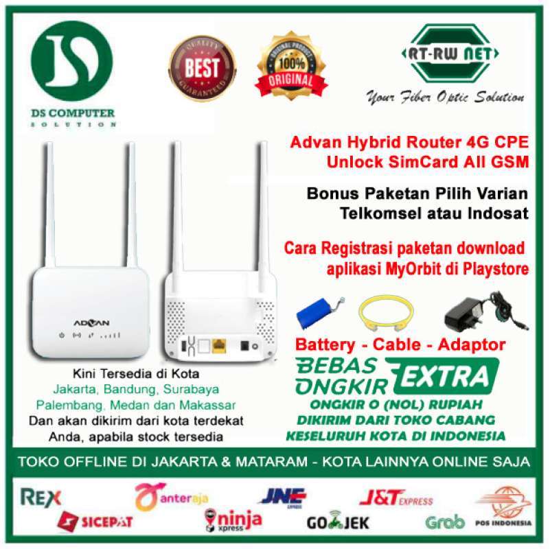 Promo Advan Router CPE Start 4G LTE + WLAN Garansi Resmi Diskon 23% di ...