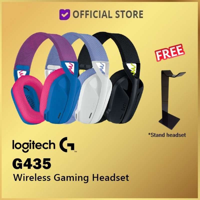 Promo LOGITECH G435 LightSpeed Wireless Gaming Headset G 435 Diskon 13% ...