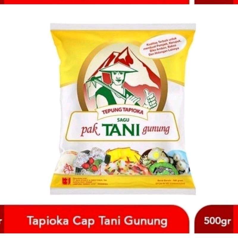 Jual Tepung Tapioka Sagu Cap Pak Tani Gunung 500gr di Seller Zamoza ...