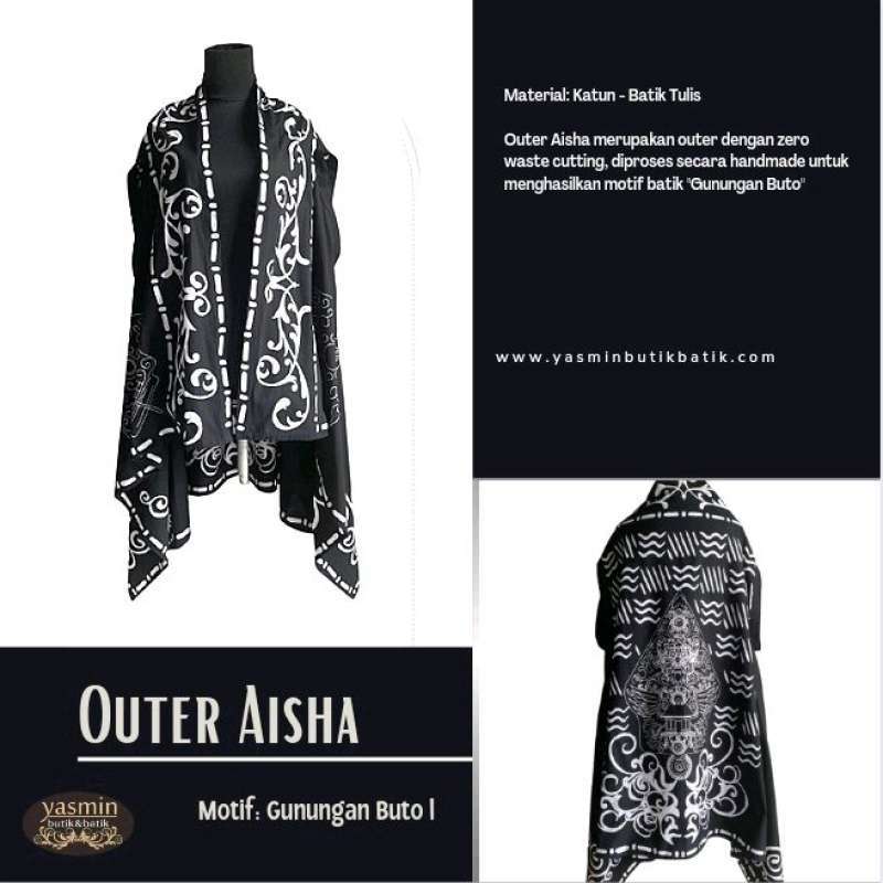 Jual Yasmin Butik & Batik Outer Aisha Batik Tulis Gunungan Buto di ...