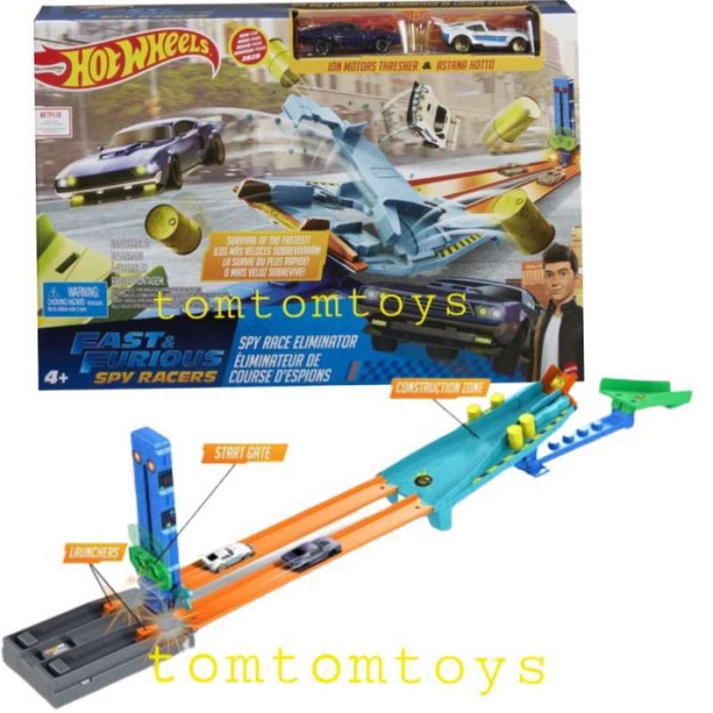 Promo Hot Wheels SPY RACE ELIMINATOR Track Diecast HotWheels Fast ...