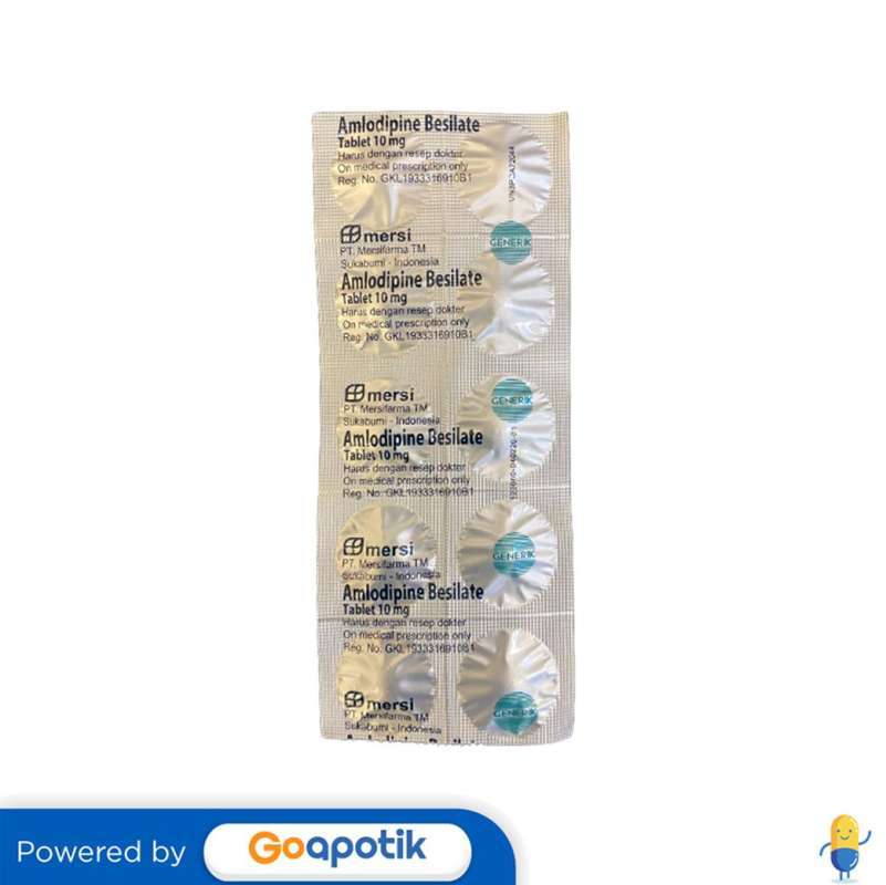 Jual Amlodipine Mersi 10 Mg Strip 10 Tablet Di Seller Apotek Auvian ...