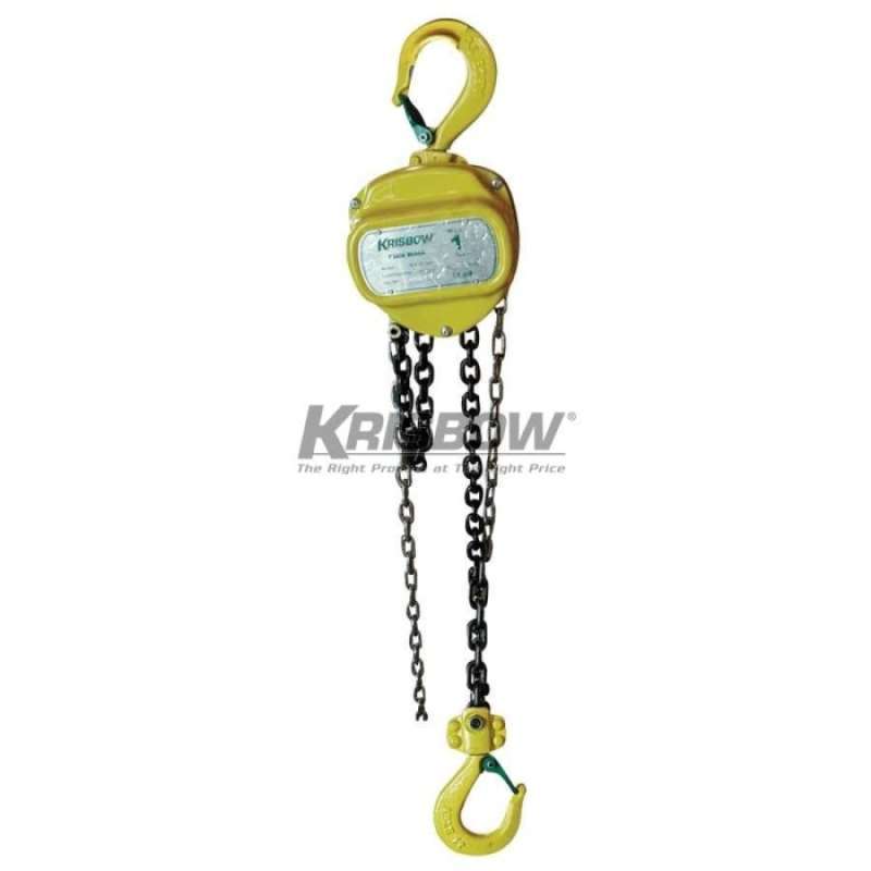 Promo KATROL 1T KRISBOW / HEAVY DUTY CHAIN BLOCK 1.0TONX2.5M Diskon 23% ...
