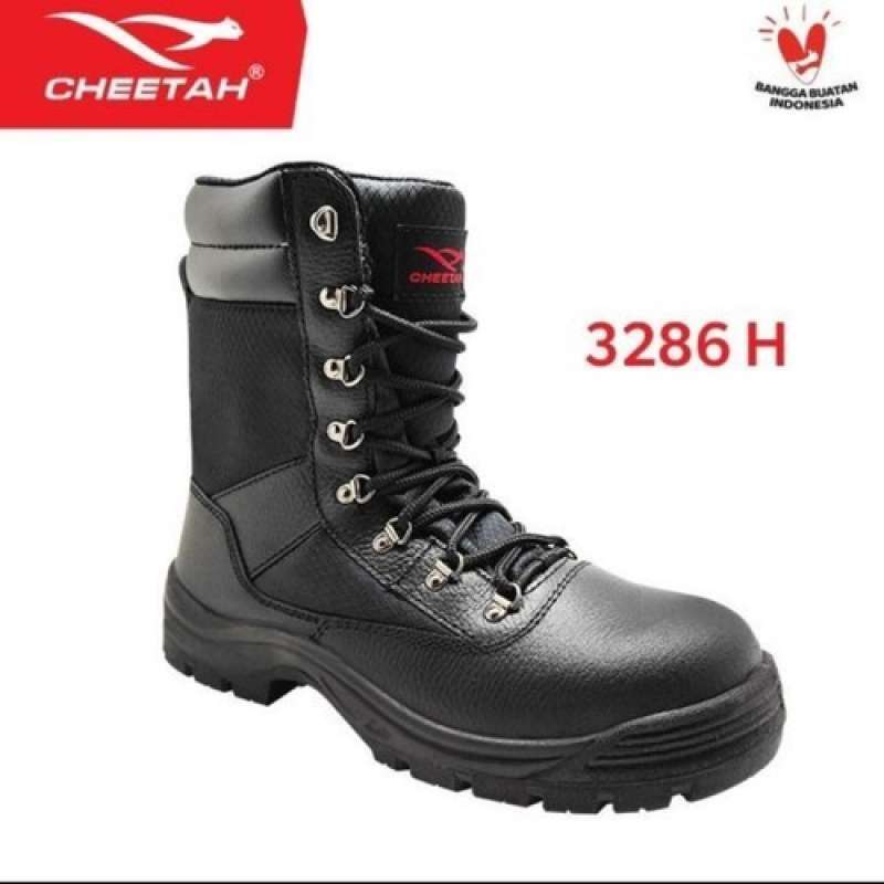 Promo Sepatu Safety Shoes Cheetah 3286H / Sepatu PDL Satpam ...