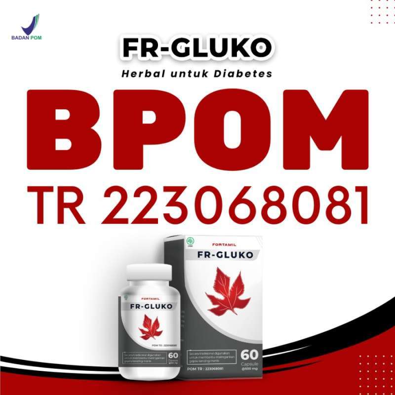 Promo Fr Gluko Kapsul Penurun Gula Darah Bantu Gula Darah Kembali ...