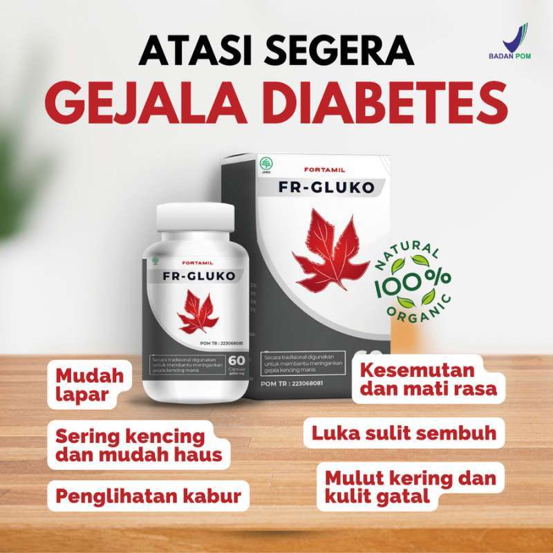Promo Fr Gluko Kapsul Penurun Gula Darah Bantu Gula Darah Kembali ...
