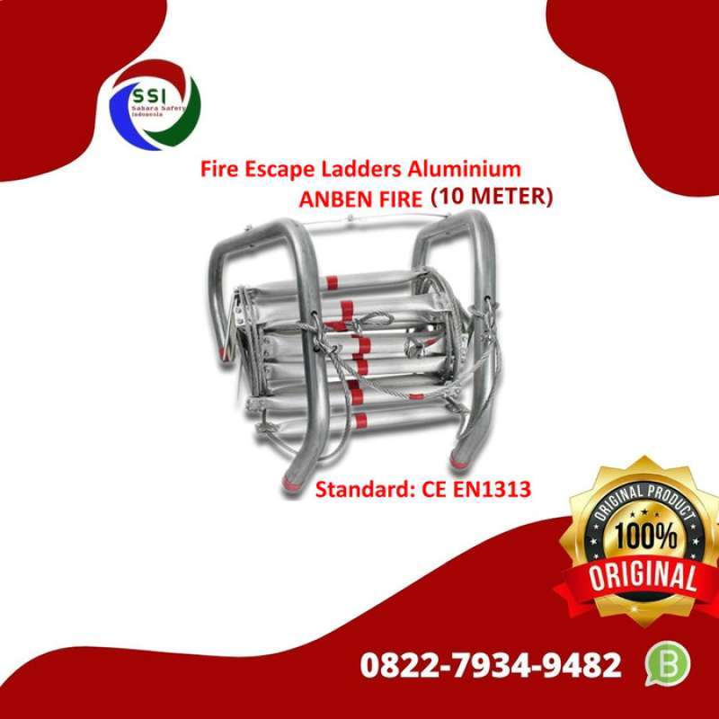 Promo TANGGA DARURAT KEBAKARAN ALUMINIUM GANTUNG JENDELA FIRE ESCAPE 10 ...