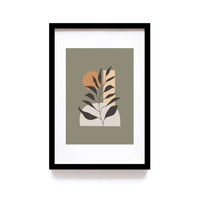 Jual Bingkai Lukisan Print Poster Kamar Wall Decoration Minimalis ...