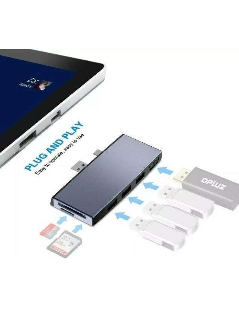 Promo Surface Pro 6Th Gen/ 5Th Gen/ 4Th Gen Combo Adapter Sh759 Diskon ...