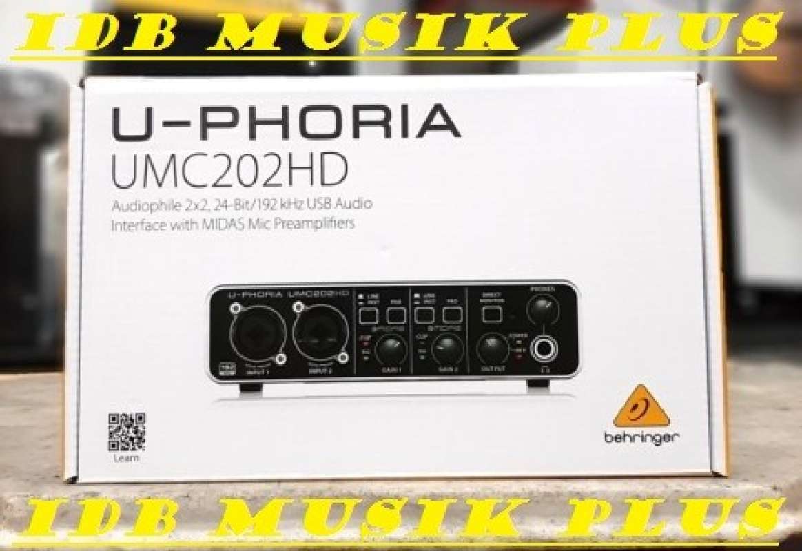 Promo Soundcard BEHRINGER UMC202HD / UMC 202HD / UMC 202 HD ORIGINAL ...