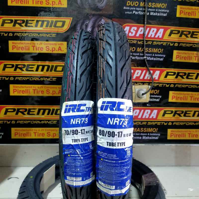 Jual Paket Ban Motor Irc Nr 73t 70/90-17 Dan 80/90-17 Bukan Tubeles ...