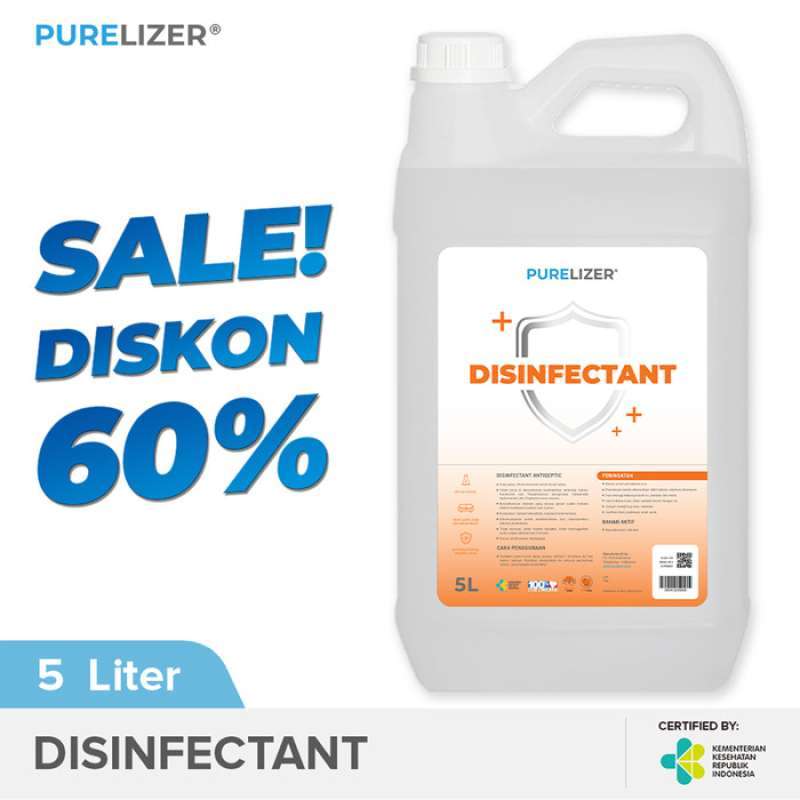 Jual Disinfektan 5 Liter PURELIZERÂ® Disinfectant Antiseptik 5L ...