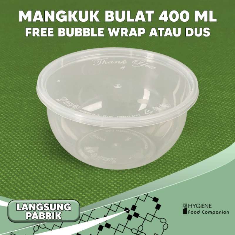 Jual Thinwall Bulat 400 Ml Plastik / Wadah Plastik / Mangkuk 400Ml di Seller Kuniy Store - Kapuk ...