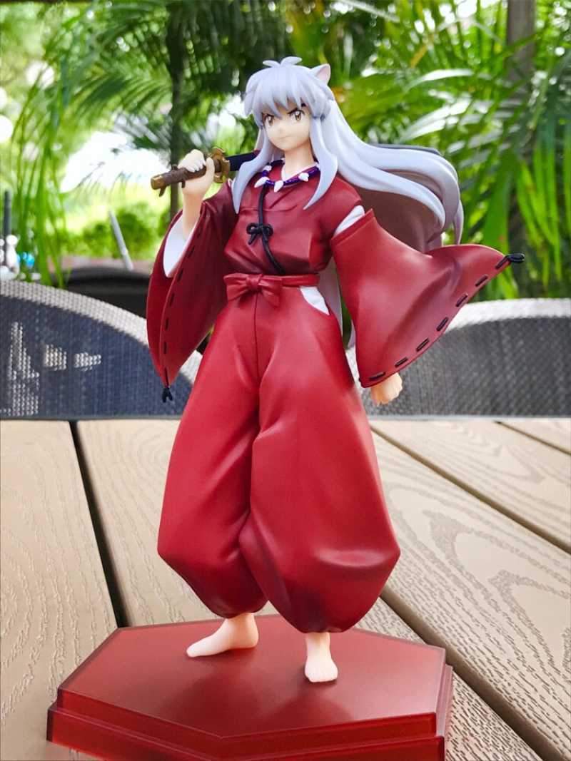 Promo 27cm Inuyasha Kikyo Anime Figure Final InuYasha Kagome Kikyo ...