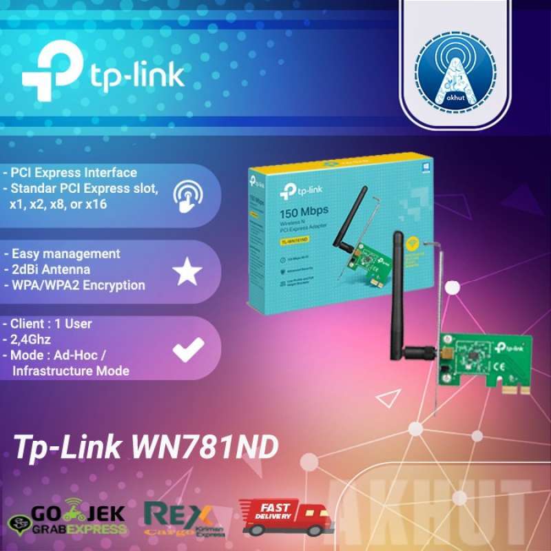 Promo Tp-link Tl-wn781nd 150 Mbps Wireless N Pci Express Adapter Diskon 23% Di Seller Carima ...