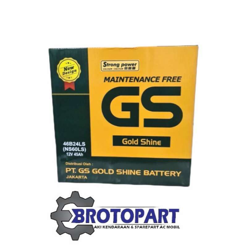 Promo Aki Mobil GS NS60LS MF 46B24LS 12v 45Ah Accu kering siap pakai ...