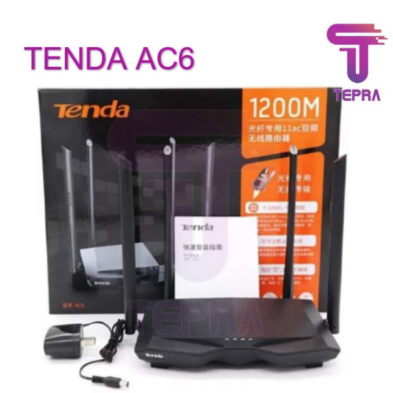 Promo TENDA AC6 Router WiFi Dual-band AC1200 Diskon 23% di Seller Carima Store - Kalibata, Kota ...