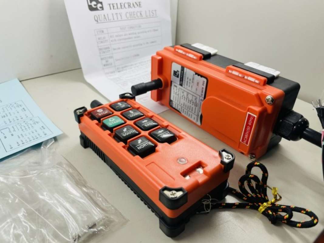 Promo Telecrane F21-E1B Remote Wireless Industrial Hoist Crane Push ...