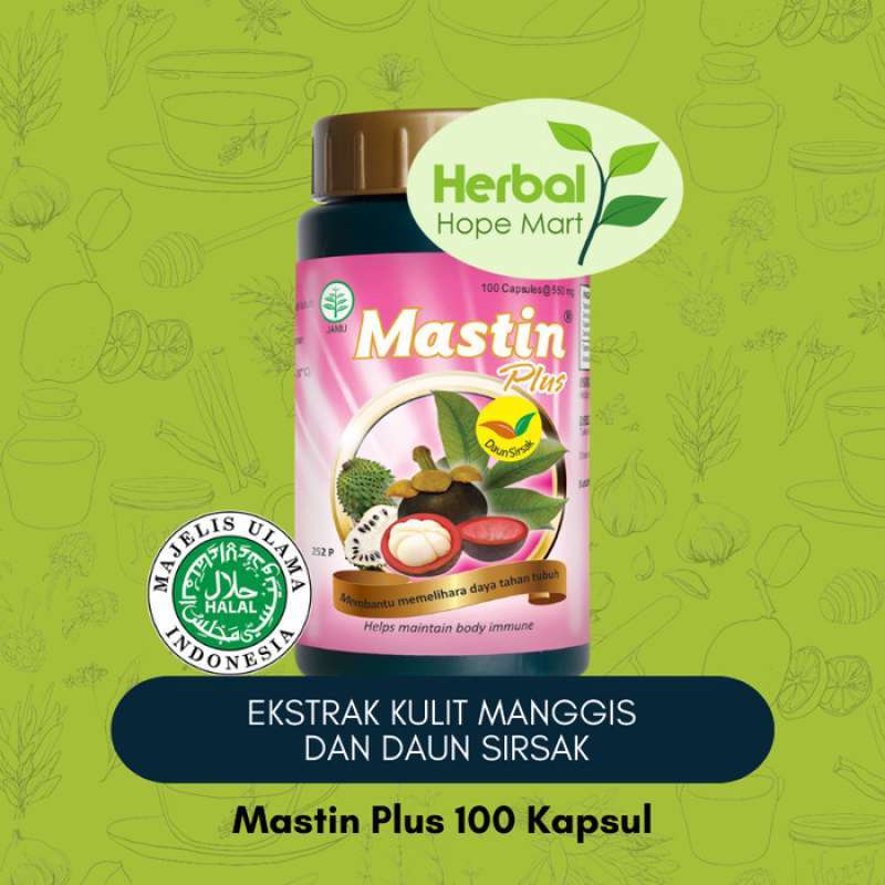 Promo Mastin Plus - 100 Kapsul | Anti Kaker Dan Anti Tumor Diskon 17% ...