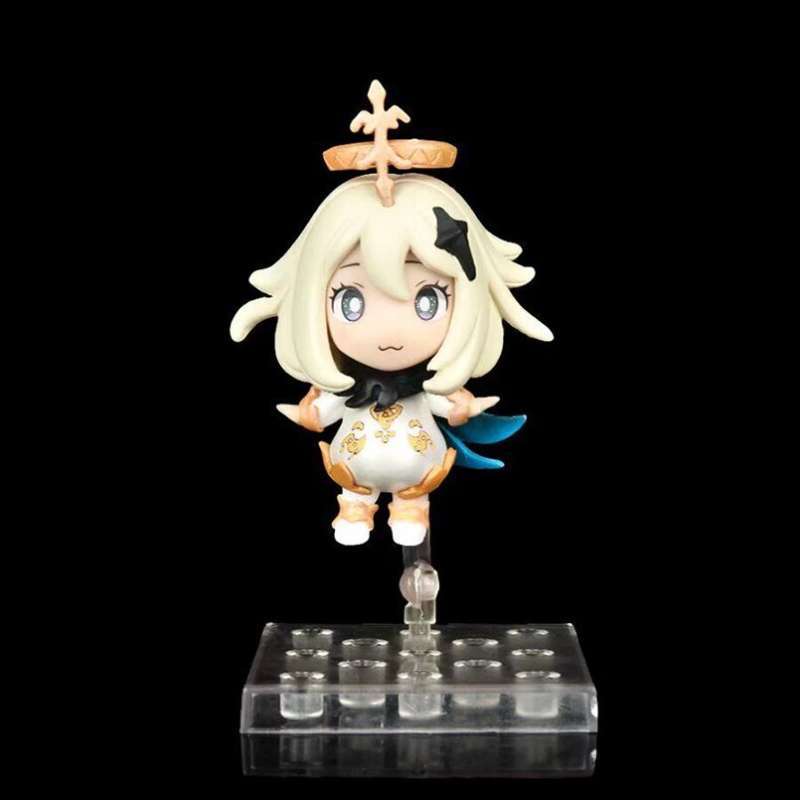 Promo 23cm Muscle Paimon Lovely Fitness Paimon Figure Game Genshin ...