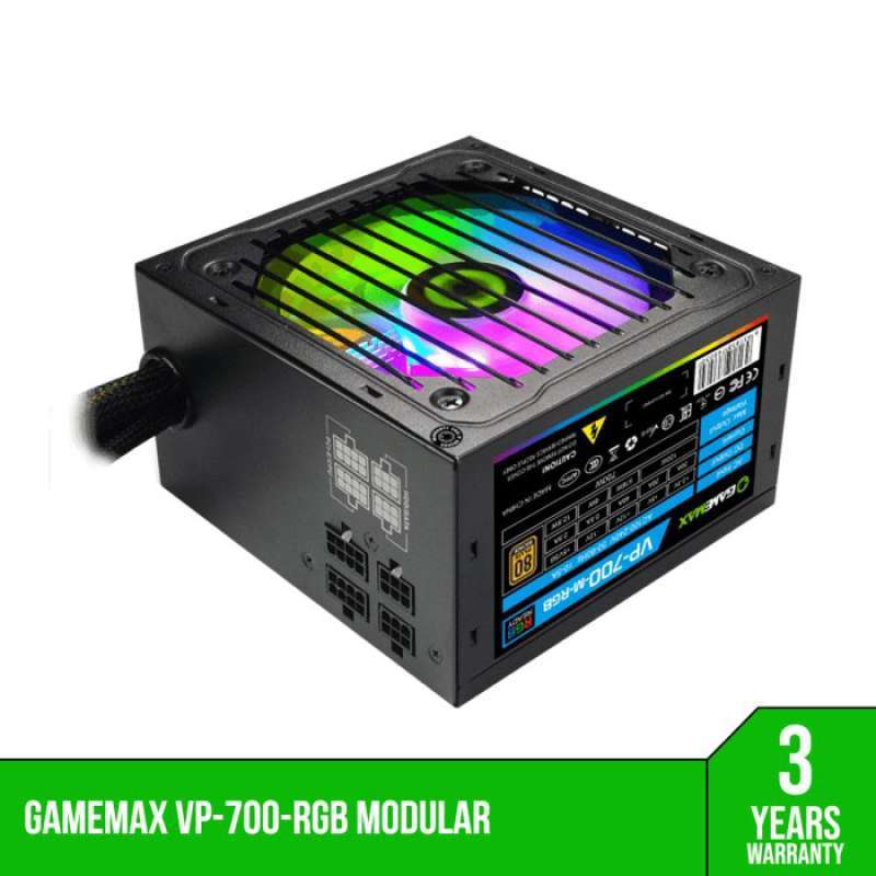 Jual Gamemax Vp-700 Rgb Modular Value Performance Gaming Power Supply Di Seller Ibos Store ...