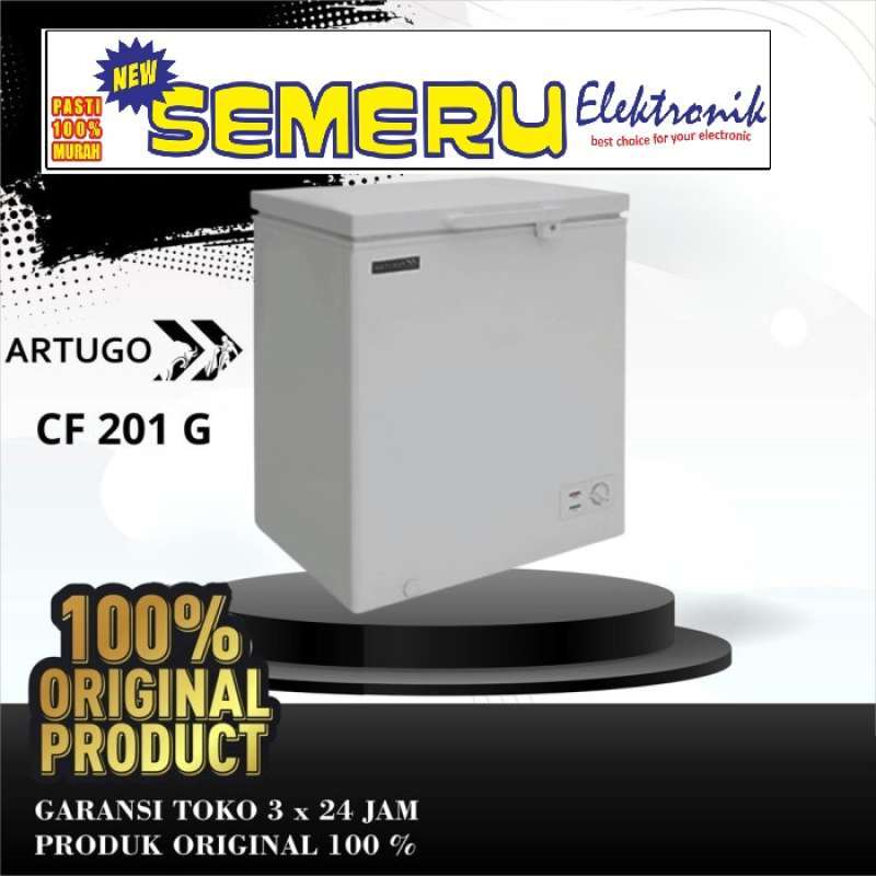 Promo Chest Freezer Artugo Cf-201g Freezer Box 210 L Diskon 16% Di ...