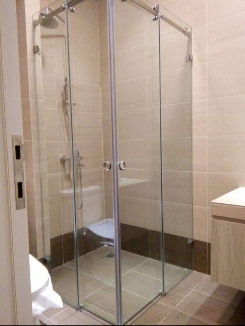 Jual Set Acc Roda Double Corner Sliding Shower Screen Pintu Kaca Shower ...