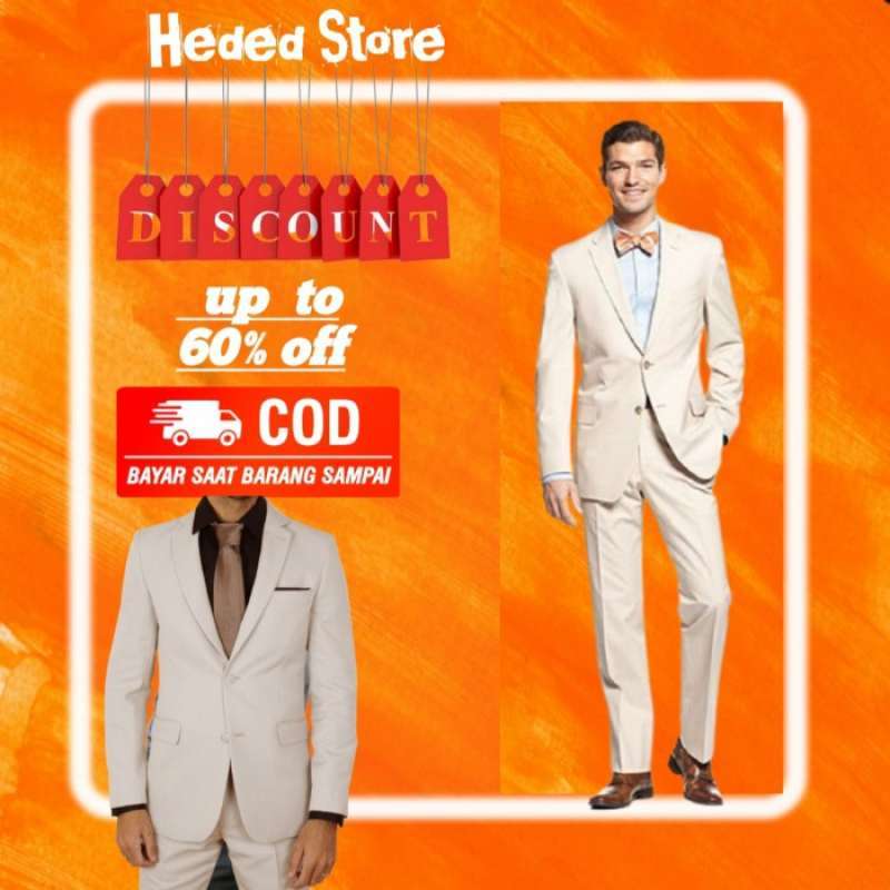 Jual Jas pria jas putih tulang jas resmi kantoran di Seller Plaza ...