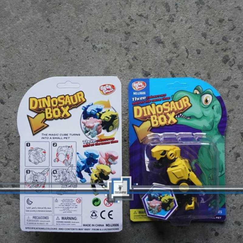 Jual BEAST BOX Trex - YELLOW / Dinosaurus Box Robot Kotak Kubus ...