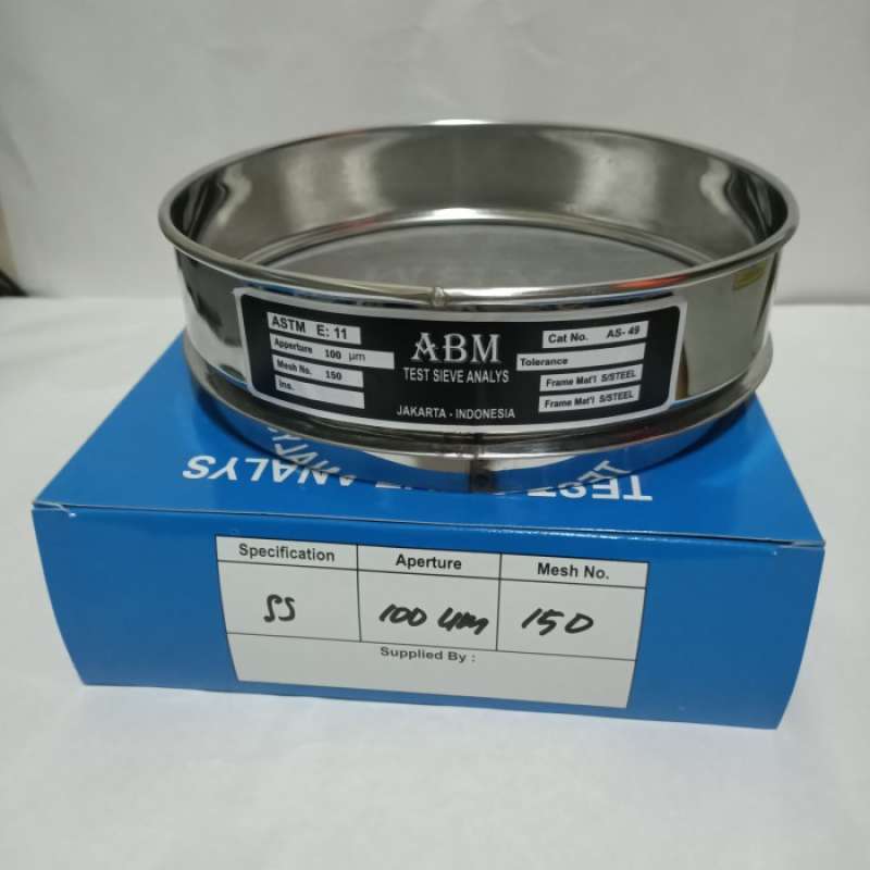 Promo Test Sieve Ayakan Mesh 150/100 Micron Diskon 17% Di Seller ...