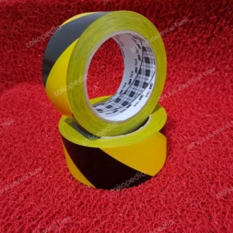Promo 3m 766 Floor Marking Tape Zebra Kuning Hitam .4in X 33m .isolasi Diskon 23% Di Seller ...