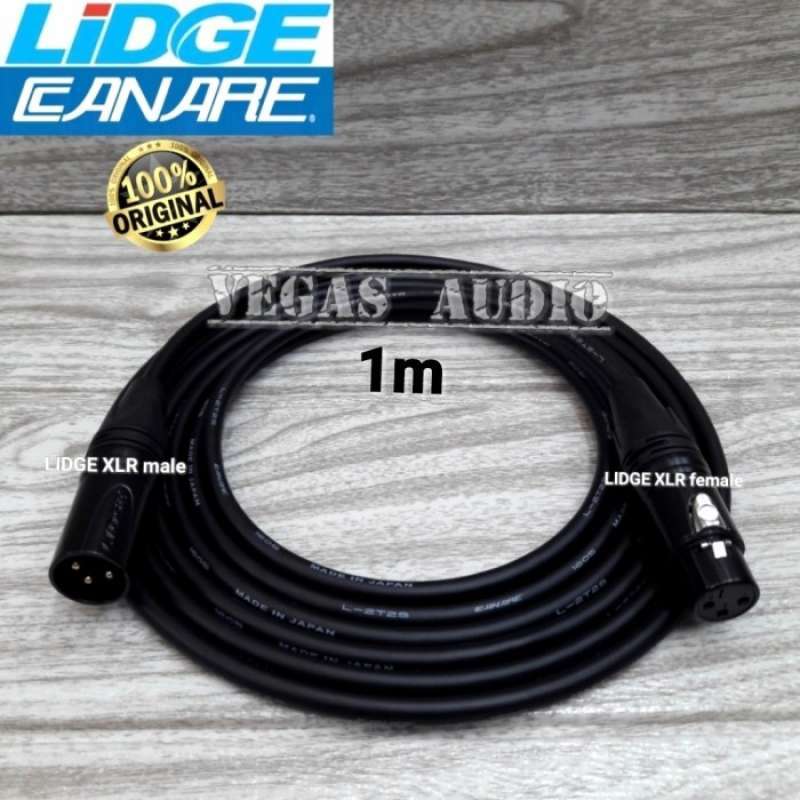 Promo KABEL CANARE JACK LIDGE XLR MALE TO XLR FEMALE ORIGINAL 1M Diskon 23% di Seller Indah ...