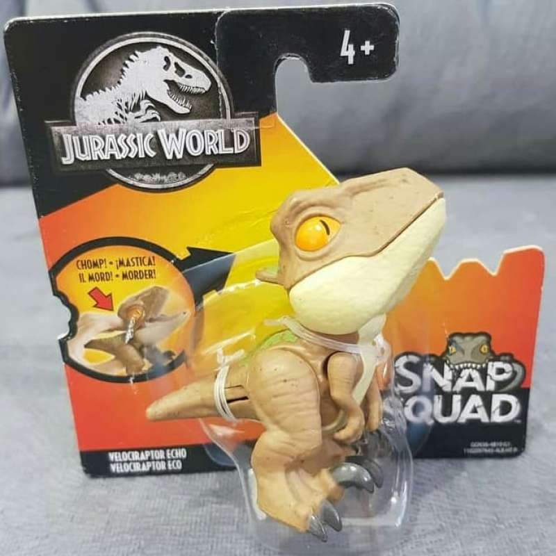 Promo Jurassic World Snap Squad Velociraptor Echo Wave 3 Diskon 26% Di ...