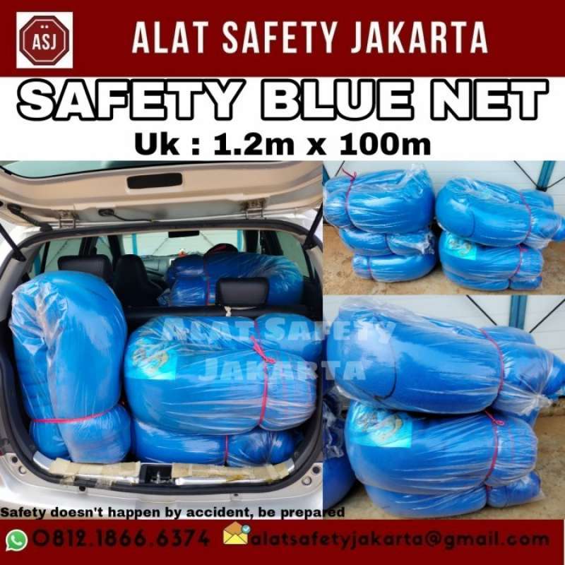 Promo Safety Blue Net / Jaring Pengaman Gedung Proyek Polynet Biru ...