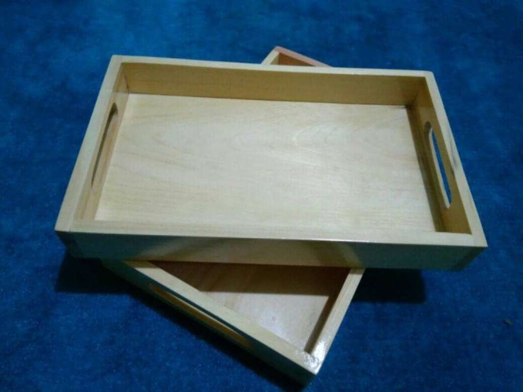 Jual Nampan / Baki / Tray Kayu Pinus 40 x 30 di Seller Plaza Ambarukmo ...
